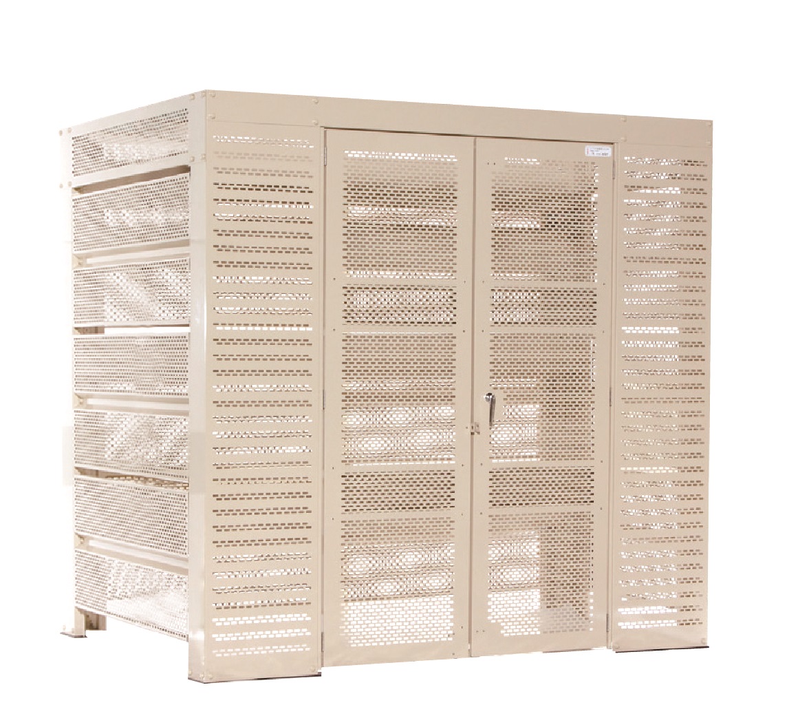 容器フェンス | ボンベ収納庫 | ガス部材 | イイネ！ タカショー